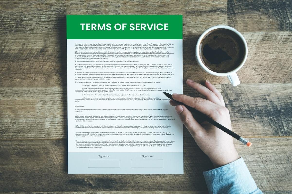 Terms Of Service - The Vegan Stay - VEGIUS